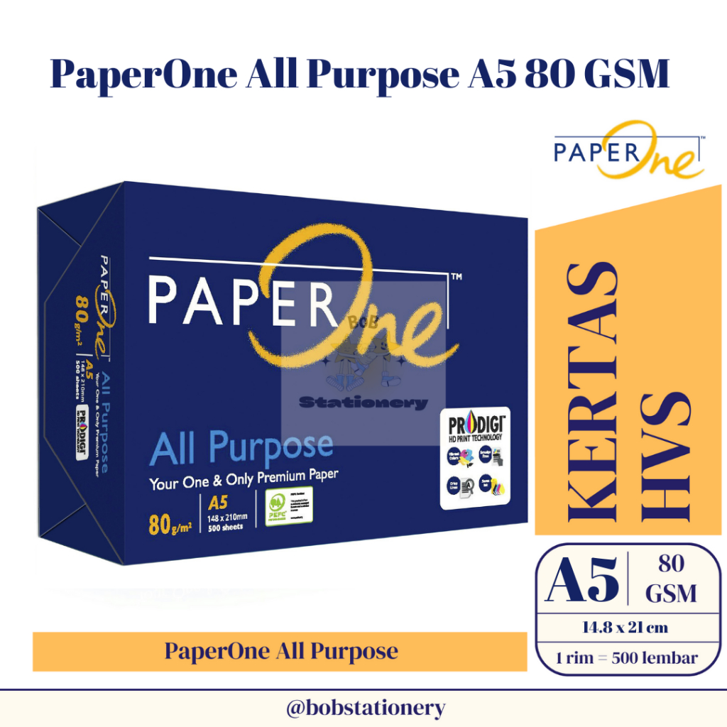 Jual PaperOne All Purpose A5 80 GSM | Shopee Indonesia