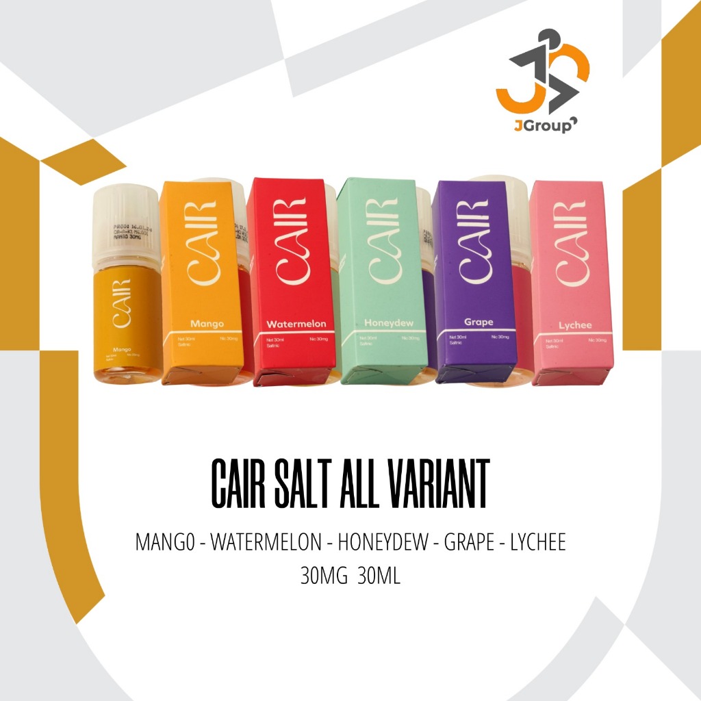Jual CAIR SALT NIC SERIES 30ML 30MG BY CAIR E-LIQUID | Shopee Indonesia