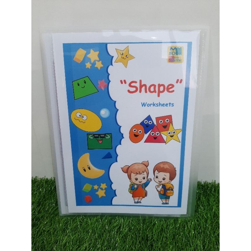 Jual Buku Latihan Bahasa Inggris // Worksheets Tema Shape untuk Anak ...