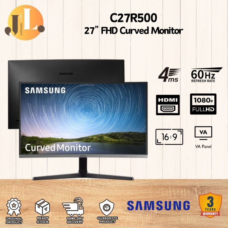 Jual Curved Monitor SAMSUNG 32" inch LC32R500FDE FHD LED LC32R500 ...