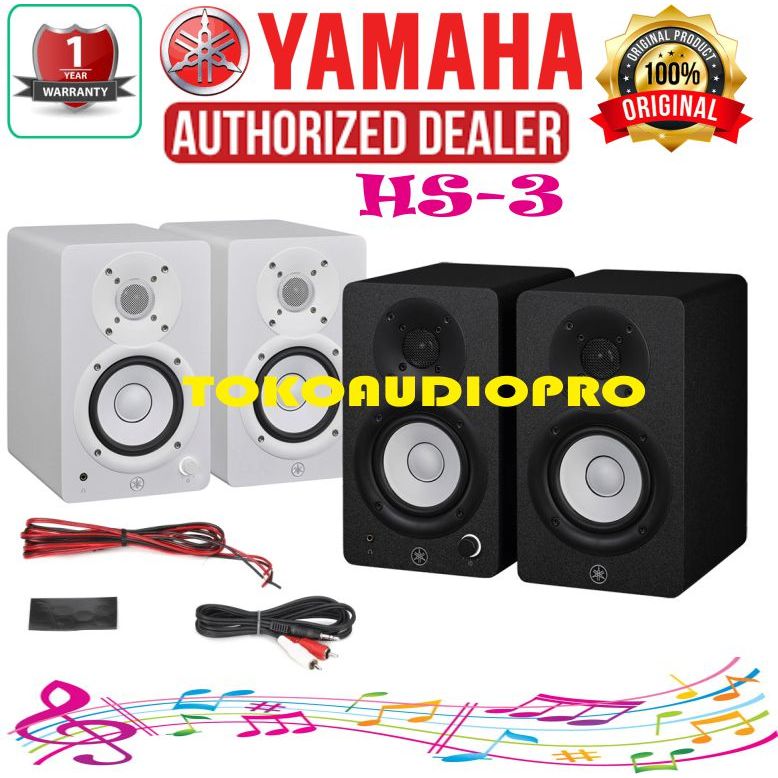 Jual Speaker Yamaha HS3 3.5-inch Powered Studio Monitor Aktif Yamaha HS-3 | Shopee Indonesia