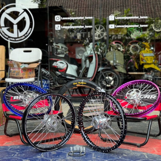 Jual wheelset ag style drag dragbike vleg coak set belakang tromol ...