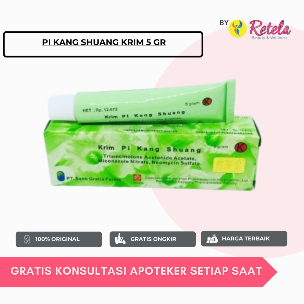 Jual PI KANG SHUANG KRIM 5 GRAM | Shopee Indonesia