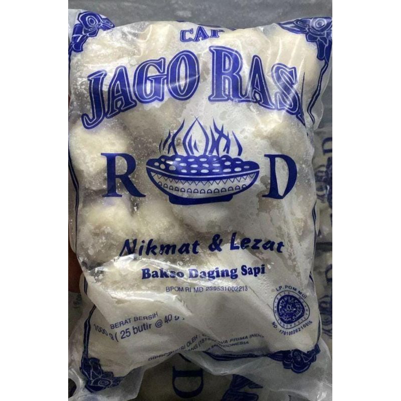 Jual Bakso Daging Sapi RD (25 butir @40g) 1kg | Shopee Indonesia