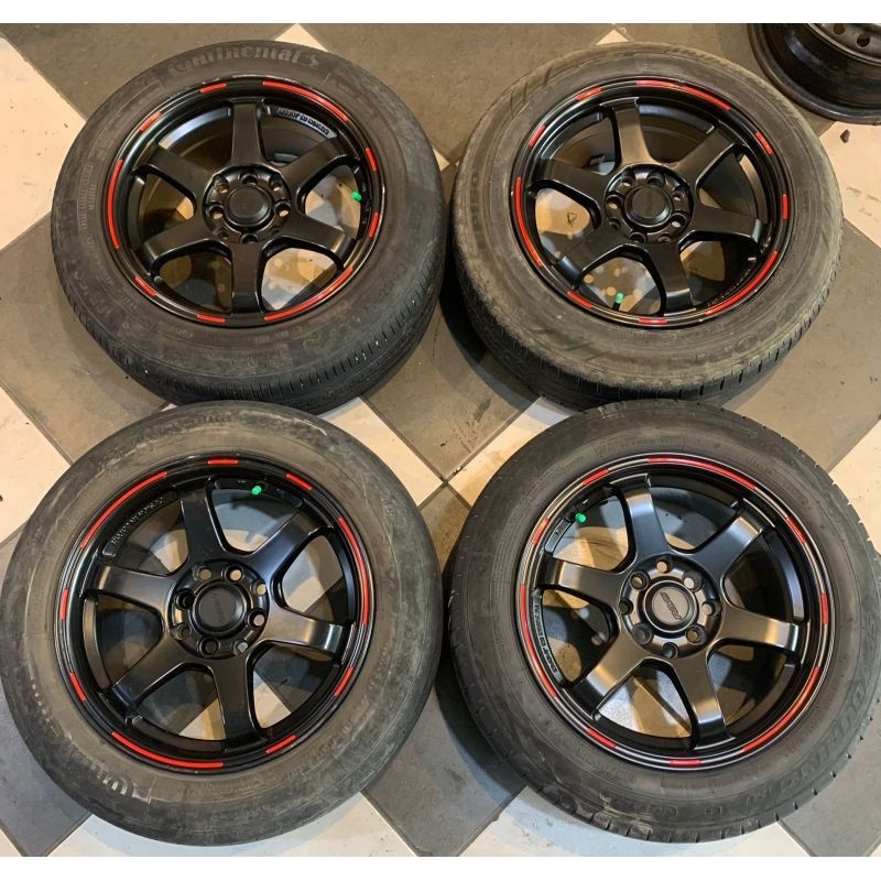 Jual velg TE37 SL R15 bisa buat Xenia Avanza Yaris Jazz Fiesta Mazda2 ...