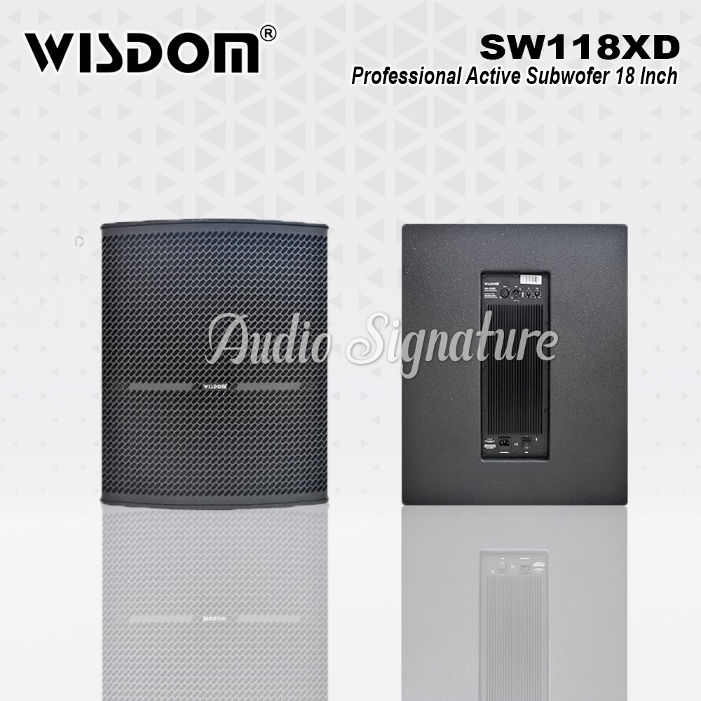 Jual Speaker Subwoofer Aktif 18 Inch WISDOM SW118XD | SW 118XD Original ...