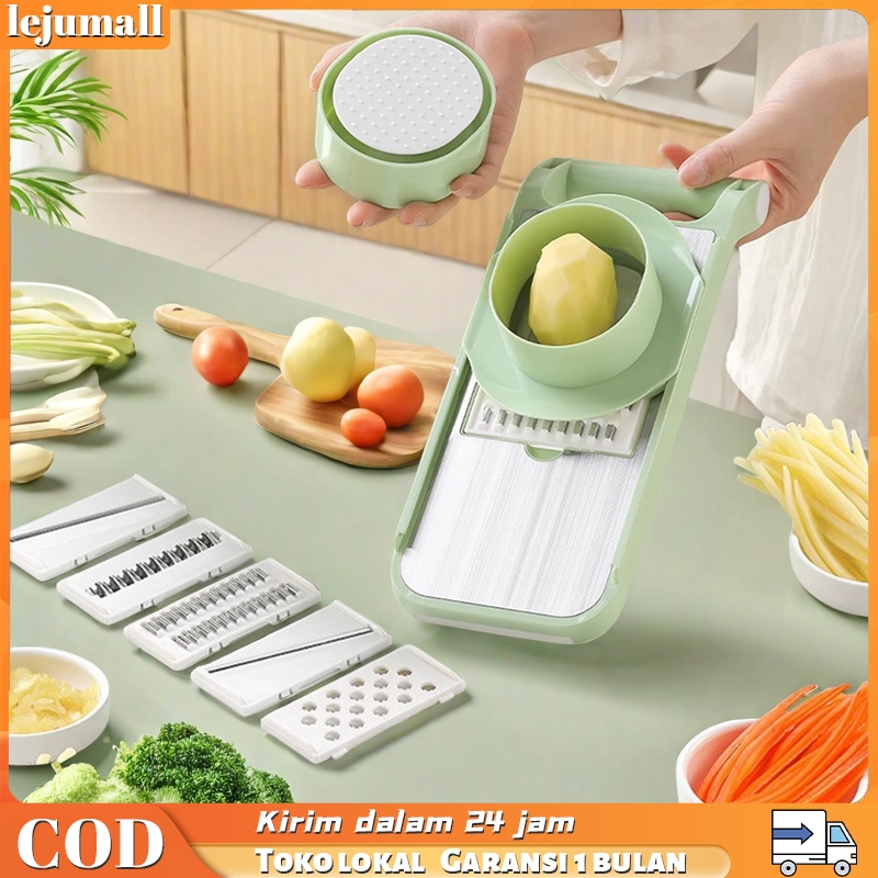 Jual Parutan Serbaguna 6in1 pemotong sayur multifungsi Vegetable Cutter ...