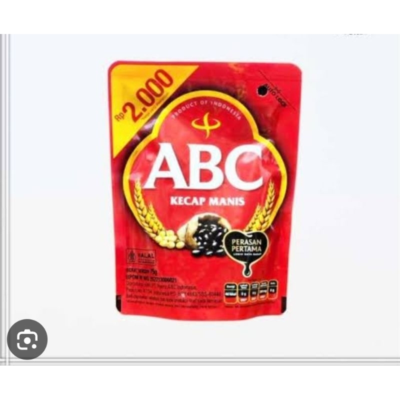 Jual Kecap ABC refill 60 ml kemasan 2000 an / ABC Kecap Manis kemasan ...