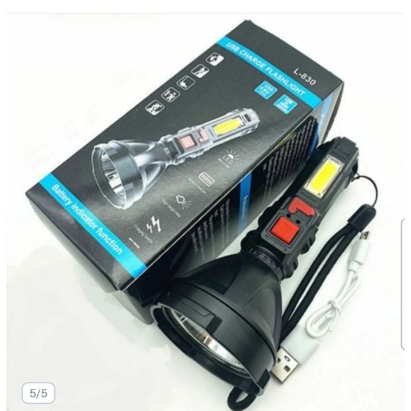 Jual Senter LED L830 senter super terang | Shopee Indonesia