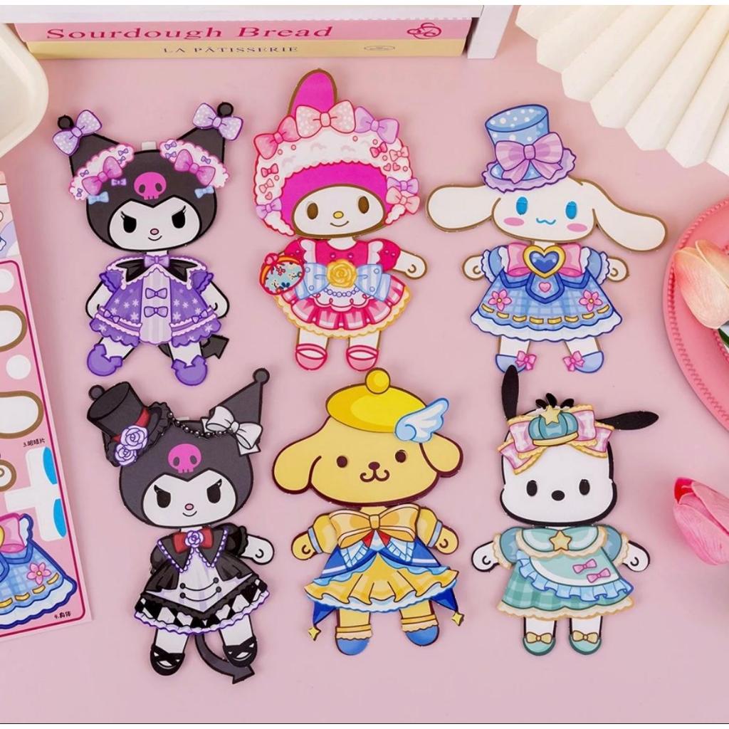 Jual DIY Paper Puppet Doll Boneka Sanrio Doll Kertas | Shopee Indonesia