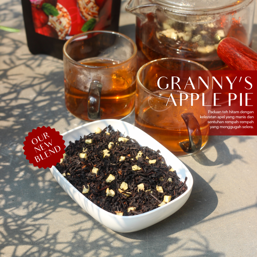 Jual Granny's Apple Pie - Tea Blend / Teh Hitam Rasa Apel / Loose Leaf ...