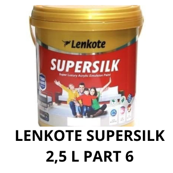 Jual CAT TEMBOK LENKOTE SUPERSILK 2,5 L VARIASI WARNA PART 6 | Shopee ...