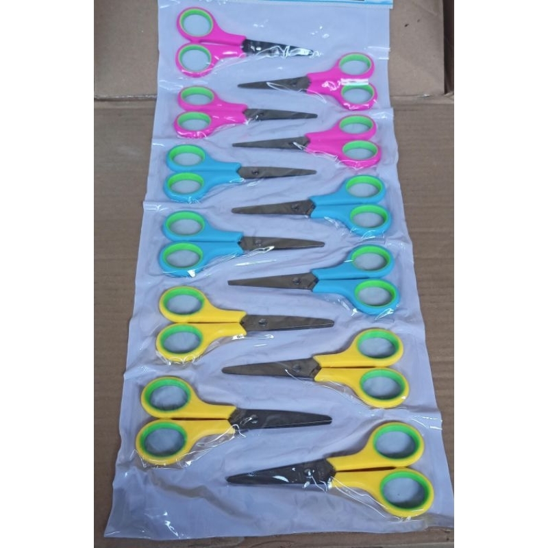 Jual (12 PCS) GUNTING KECIL RENTENG WARNA WARNI | Shopee Indonesia