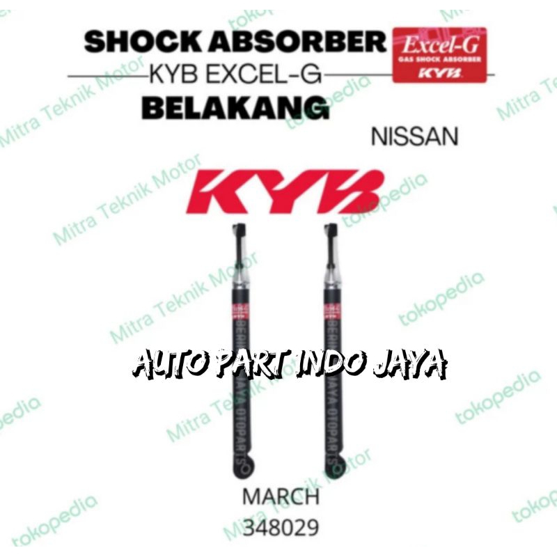 Jual shockbreaker shock Nissan March belakang merk Kayaba KYB Excel G | Shopee Indonesia