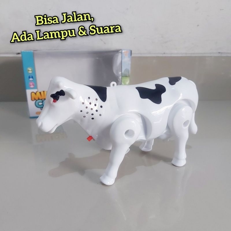 Jual Mainan Sapi Bisa Jalan, Ada Lampu dan Suara murah- Robot Hewan ...