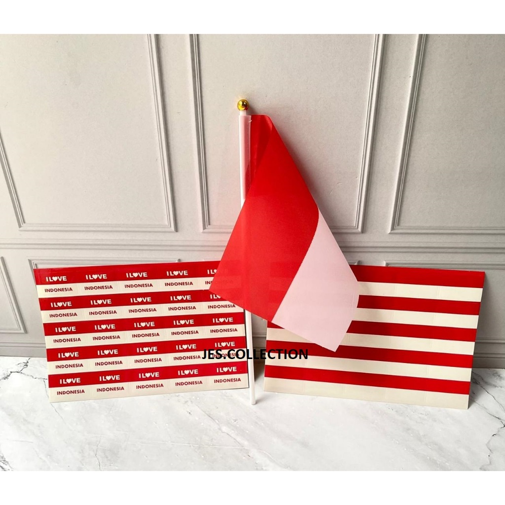 Jual Bendera Kain Merah Putih kecil / bendera pawai kemerdekaan HUT RI ...