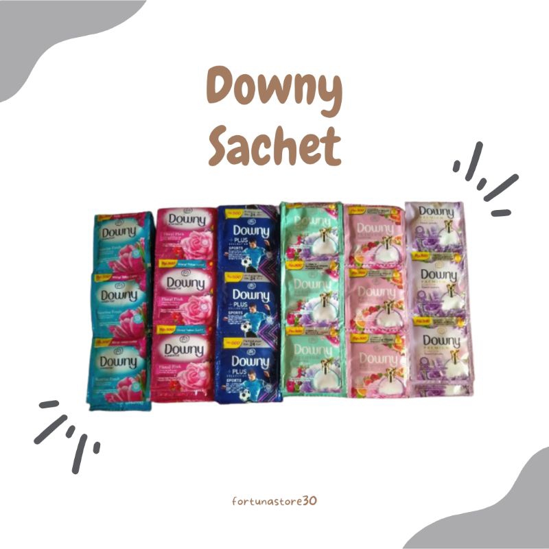 Jual Downy Sachet 500 Pewangi & Pelembut (1 Renteng 12pcs) | Shopee ...