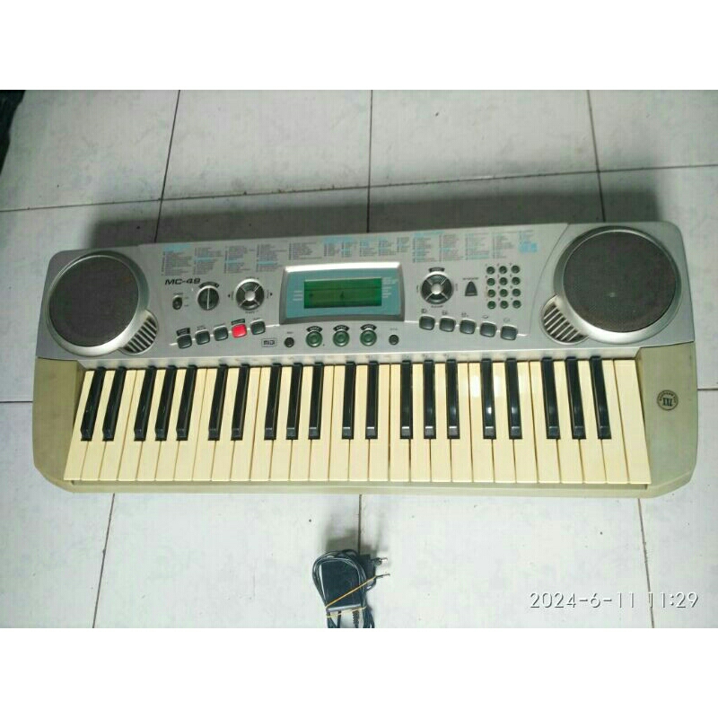 Jual keyboard merk medeli mc49, normal second | Shopee Indonesia