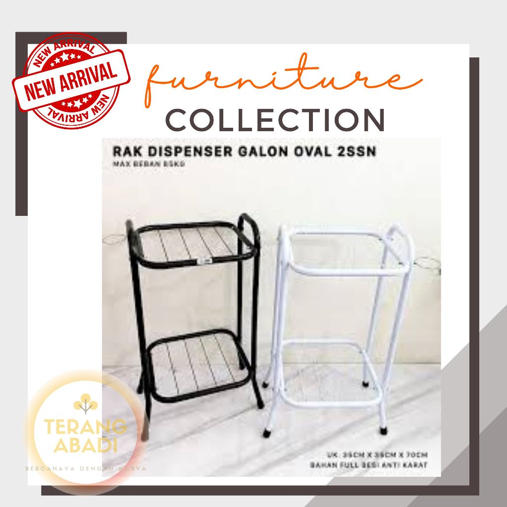 Jual [NEW] RAK DISPENSER BESI TINGKAT 2/ MEJA DISPENSER STAINLESS 2 ...