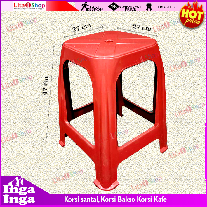 Jual BANGKU BASO / KURSI BASO PLASTIK | Shopee Indonesia