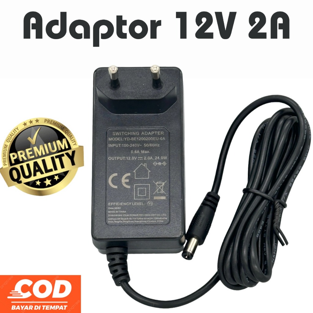 Jual Switching power adaptor 12V 2A / 12V 3A CCTV DVR modem router ...