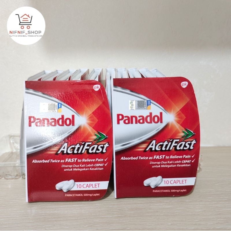Jual Panadol ActiFast COMPACT 10 Tab ORIGINAL Malaysia EXP 7/2026 ...