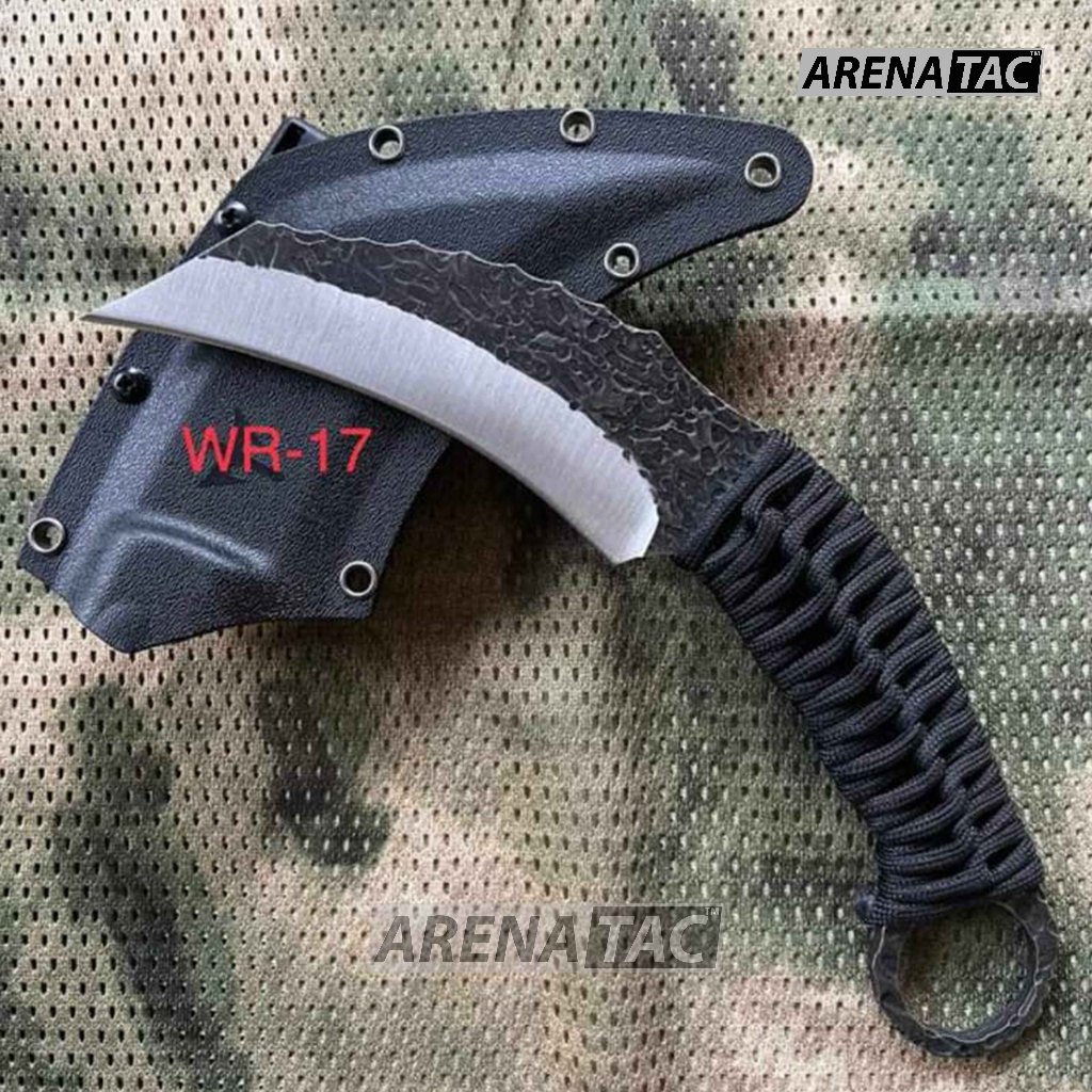 Jual Arenatac - Pisau Karambit Tactical Kydex WR 17 Paracod / Pisau WR ...
