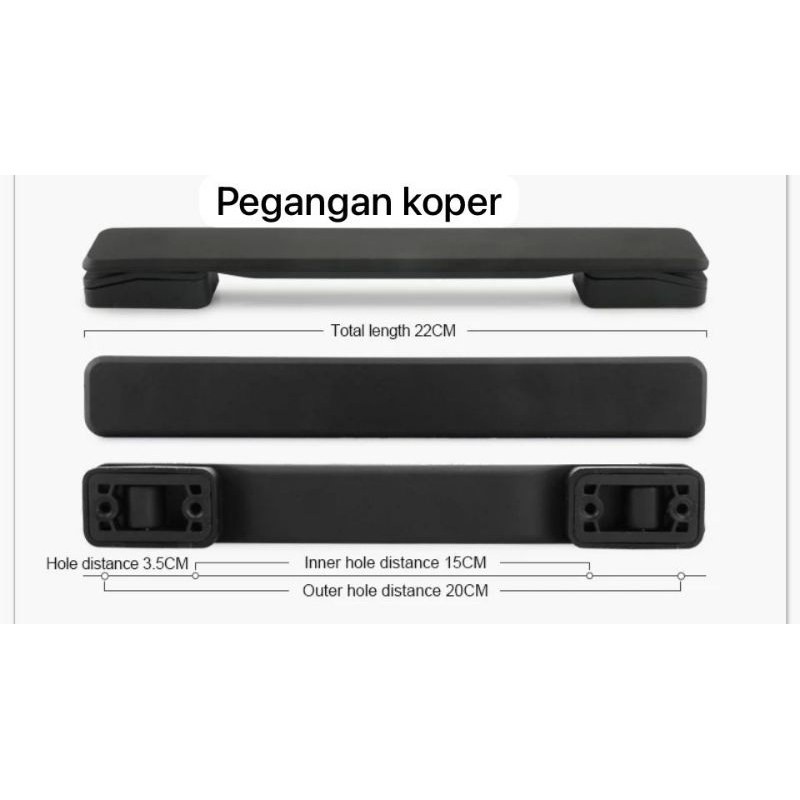 Jual pegangan koper handle koper 22cm | Shopee Indonesia
