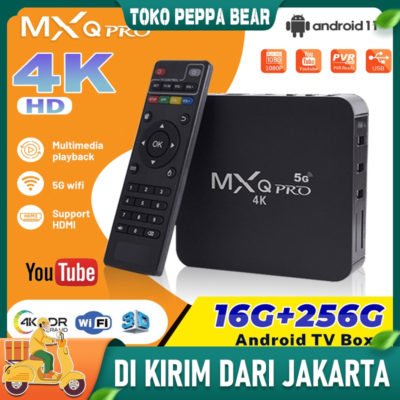 Jual MXQ Pro 4k 5g Stb Android11.1 Set-top box jaringan kotak TV set ...