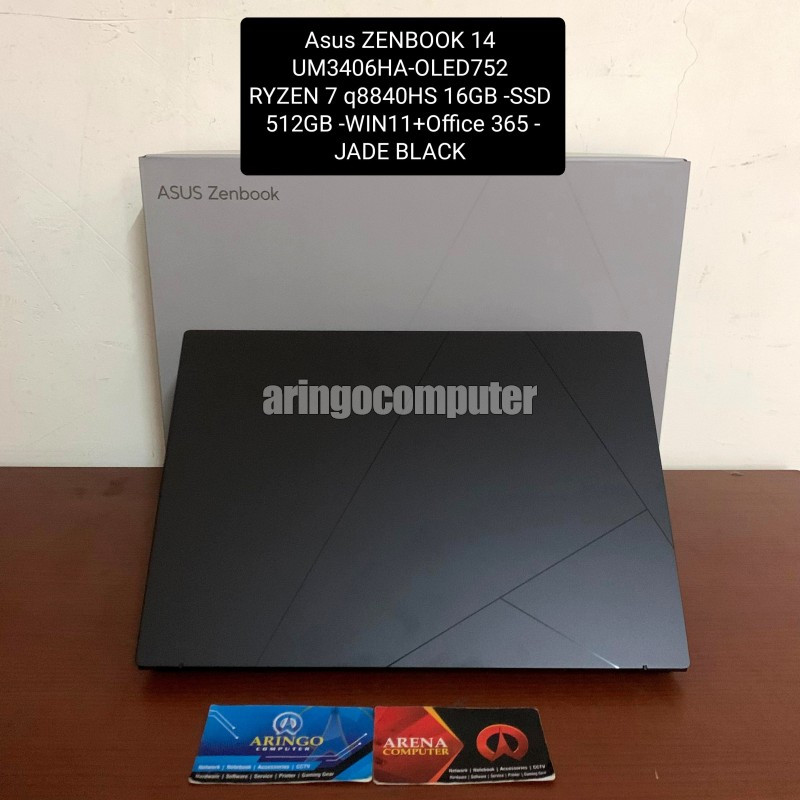 Jual Laptop Asus ZENBOOK 14 UM3406HA-OLED752 RYZEN 7 8840HS 16GB -SSD ...
