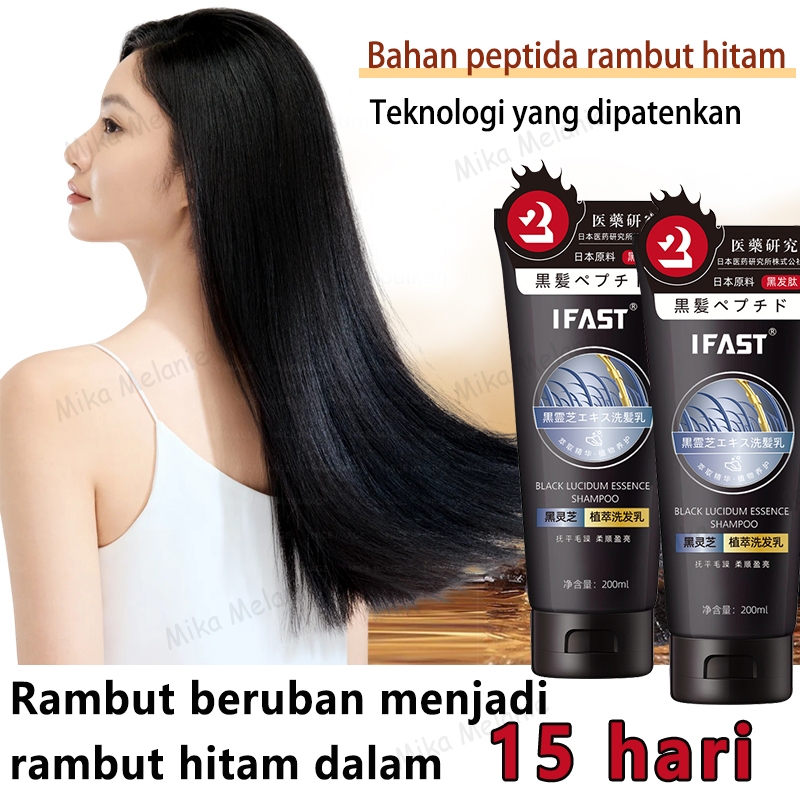 Jual Impor Jepang---sampo penghitam rambut uban shampo uban 200mlShampo ...