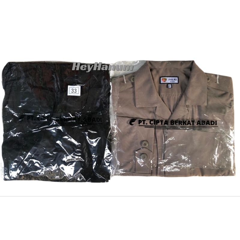 Jual Seragam PDL 1 Stel Jatah Polri 2024 (Baju dan Celana) | Shopee ...