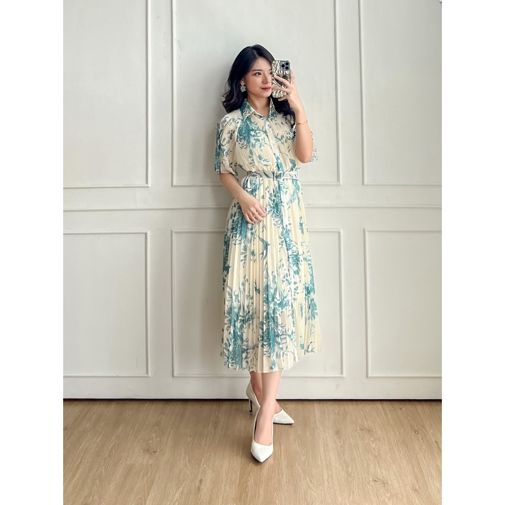 Jual DOLLA - Shera Dress Formal Daily Dress | Shopee Indonesia