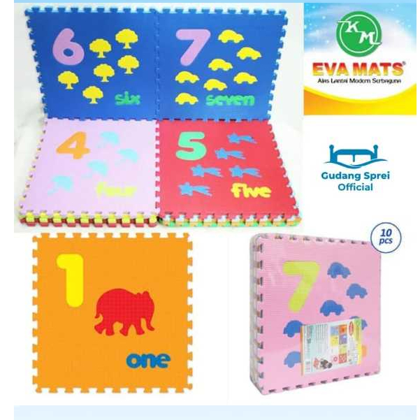 Jual Karpet Puzzle Evamats Angka Gambar Puzle Evamatik Tikar Matras ...