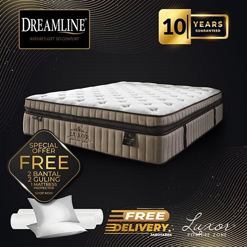 Jual Dreamline - Kasur Spring Pocket Latex Luxor | Shopee Indonesia