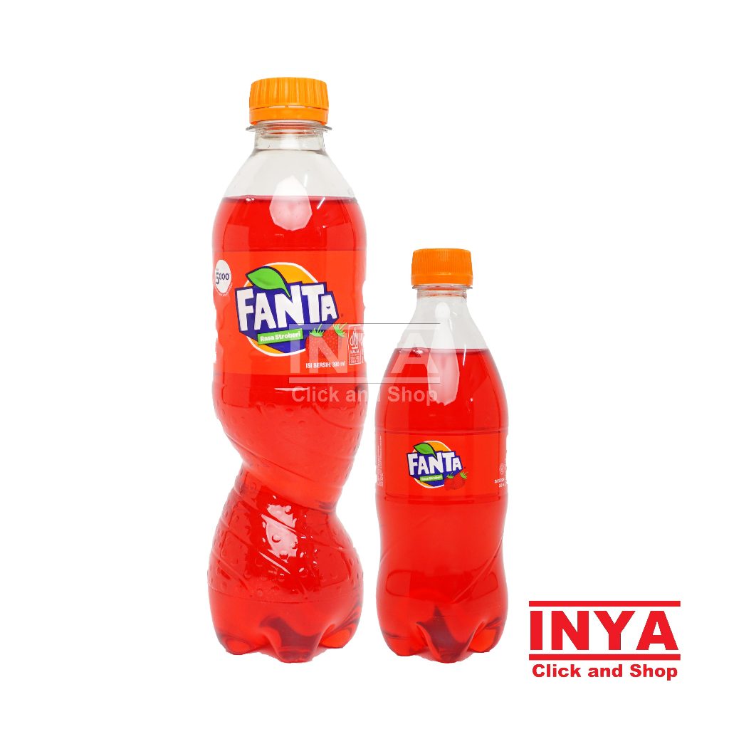Jual Fanta Rasa Strawberry - Minuman Soda - Soft drink | Shopee Indonesia