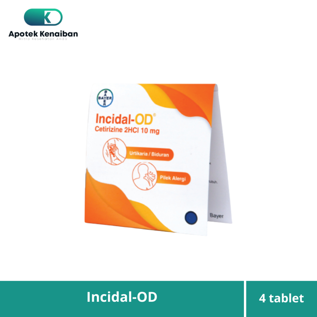 Jual INCIDAL-OD 1 STRIP 4 KAPSUL | Shopee Indonesia