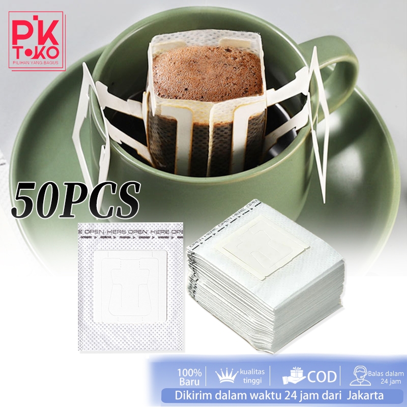 Jual 100pcs Coffee Drip Bag Saringan Kopi Penyaring Kopi Filter Kopi ...