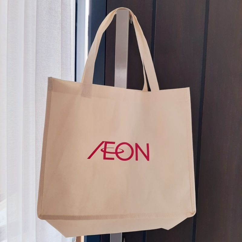 Jual tote bag aeon store shopping bag aeon supermarket reusable bag ...