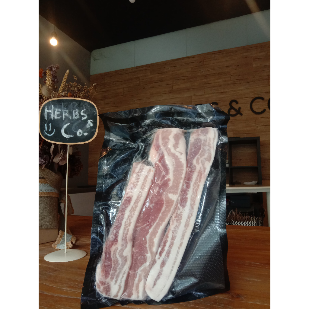 Jual DANISIH - Premium pork belly / Daging Babi Sliced (2cm) | Shopee ...