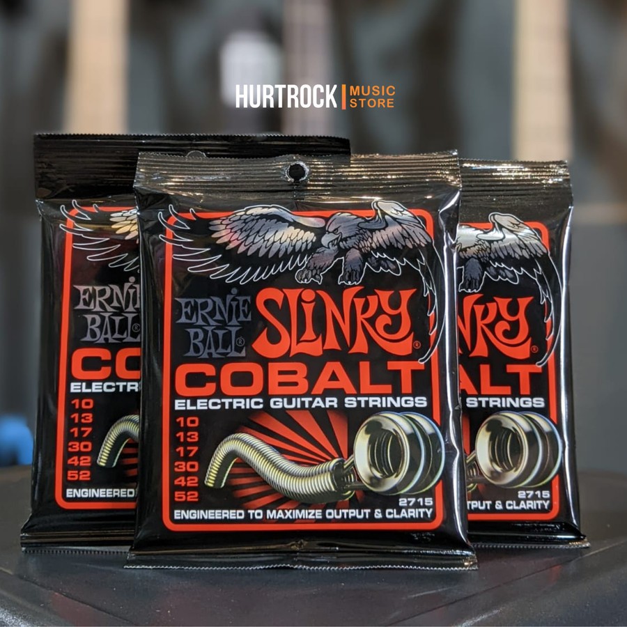 Jual Ernie Ball Skinny Top Heavy Bottom Slinky Cobalt 7-String Electric Guitar Strings, 10-62 ...