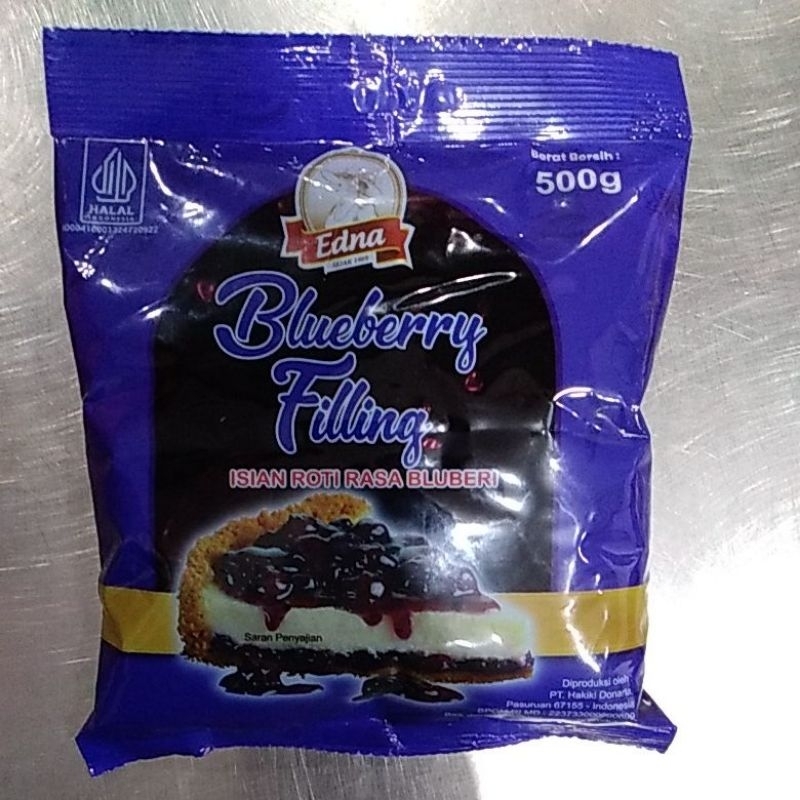 Jual EDNA BLUEBERRY FILLING 500 GR | Shopee Indonesia