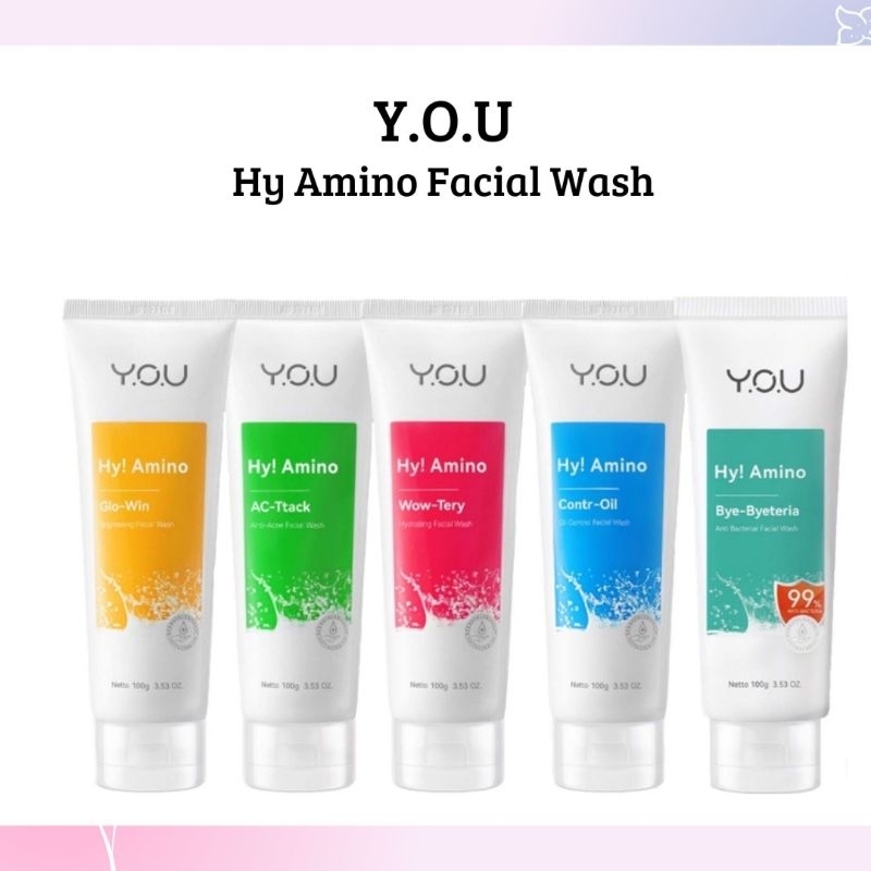 Jual You Hy Amino Facial Wash | Brightening | Hydrating | Anti Acne ...