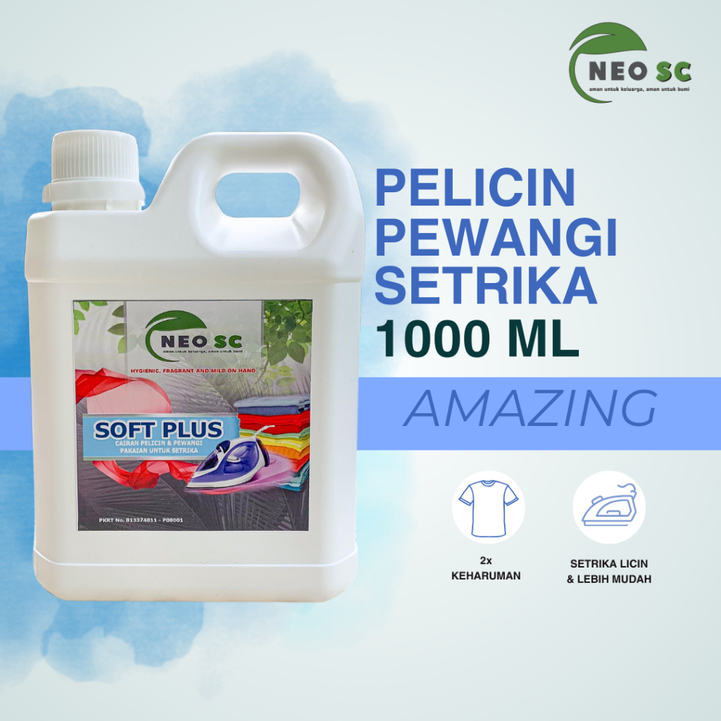 Jual NEO SC Softplus | Pelicin Setrika | Pewangi Pakaian Laundry 1000 ...