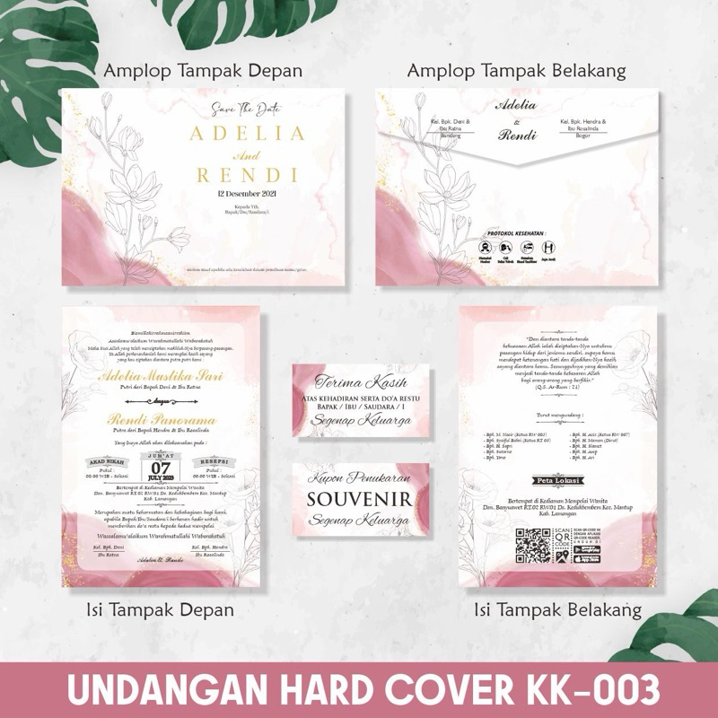 Jual undangan hardcover jawa + undangan nikah adat jawa / undangan ...