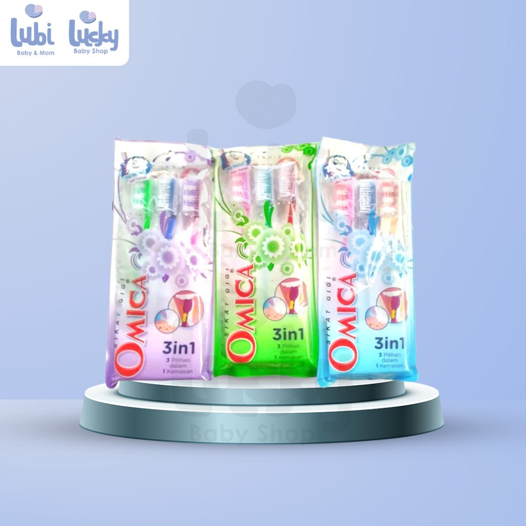 Jual OMICA SIKAT GIGI TYPE FAMILY 3IN 1 | Shopee Indonesia