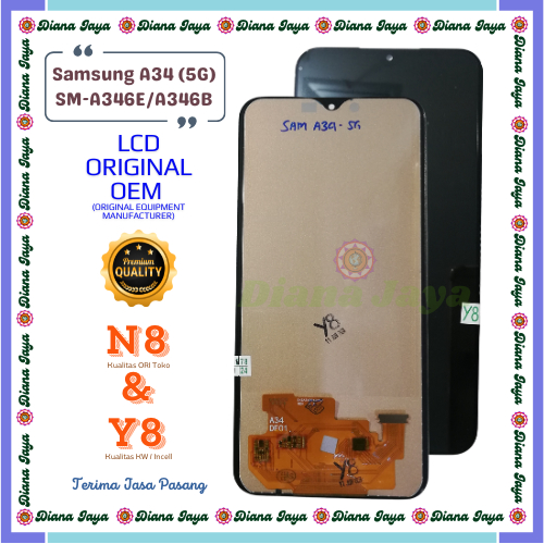 Jual Lcd Touchscreen Samsung A34 (5G) SM-A346E / SM-A346B Incell ...