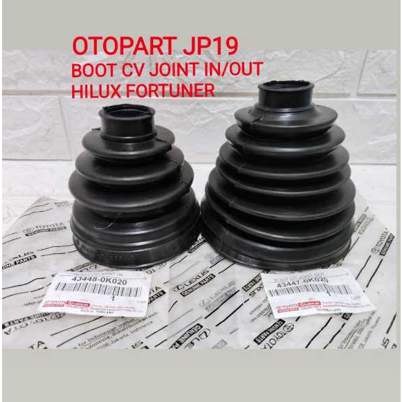 Jual KARET BOOT AS RODA HILUX FORTUNER BOOT CV JOINT HILUX FORTUNER ...