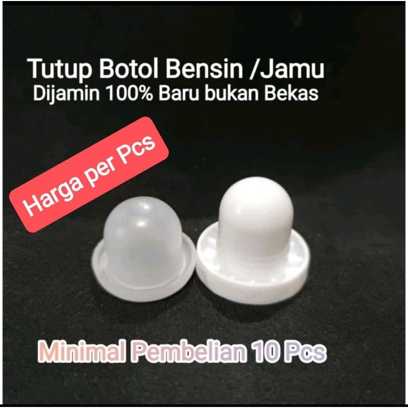 Jual TUTUP BOTOL BOLES Jamu Botol Sumpel Bensin Kopi 1 Liter Besar L ...