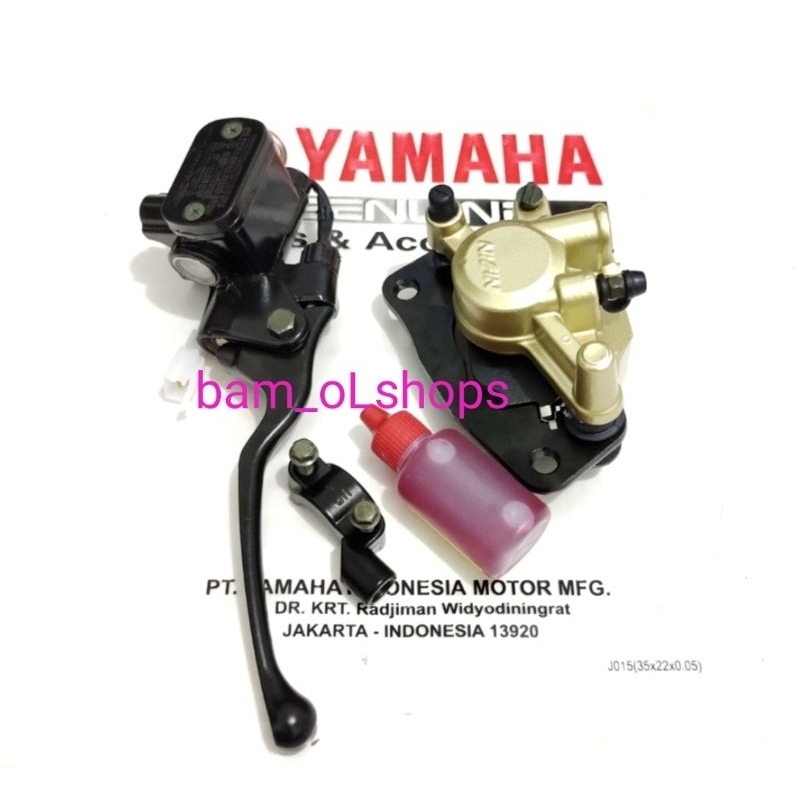 Jual minyak rem+master rem+kaliper depan Yamaha Vega ZR,Vega R new,Mio sporty,Mio smile,Jupiter ...